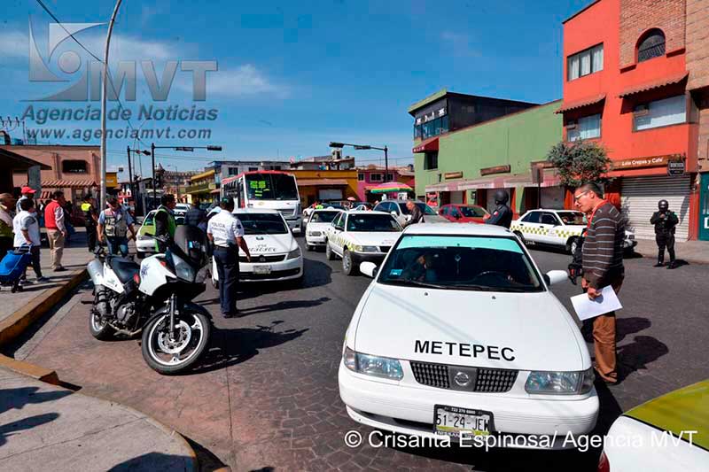 Buscan taxis irregulares en Metepec para evitar más casos como el de ...