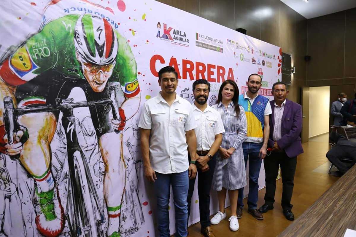 Anuncia Karla Aguilar Talavera carrera ciclista Con Sabor a México