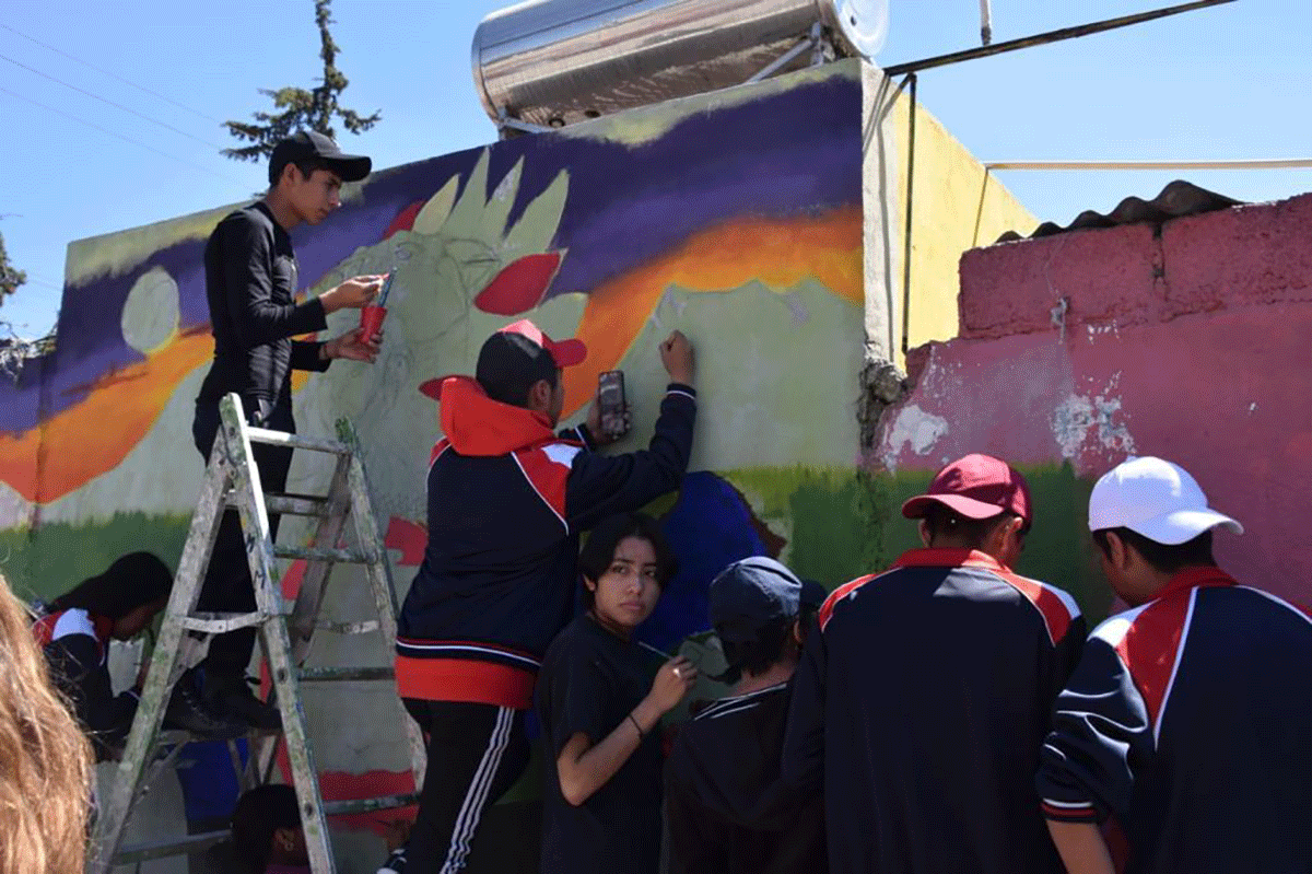 Se pinta San Mateo Atenco con murales callejeros - Lado.mx