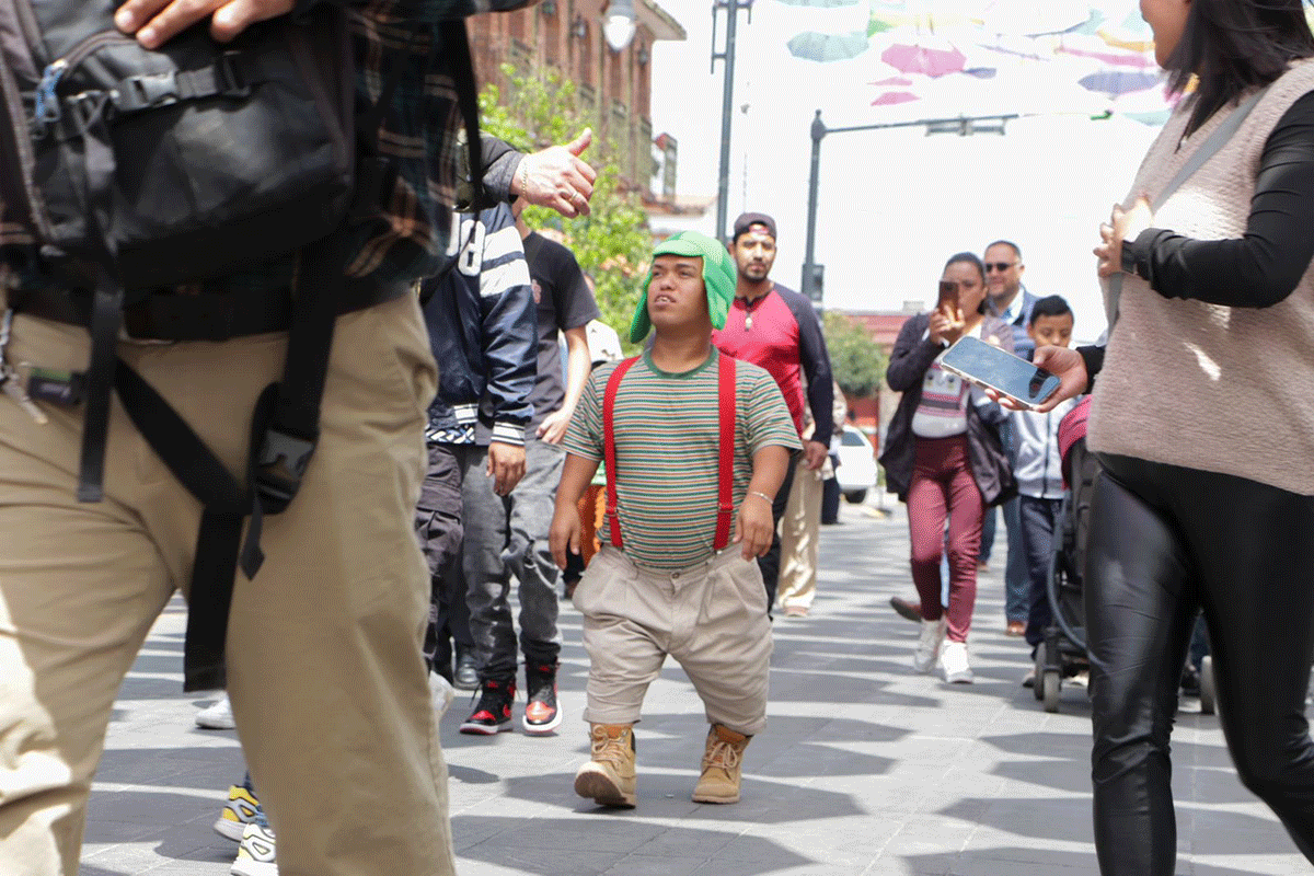 ¿Qué hizo “Medio Metro” en las calles de Metepec?