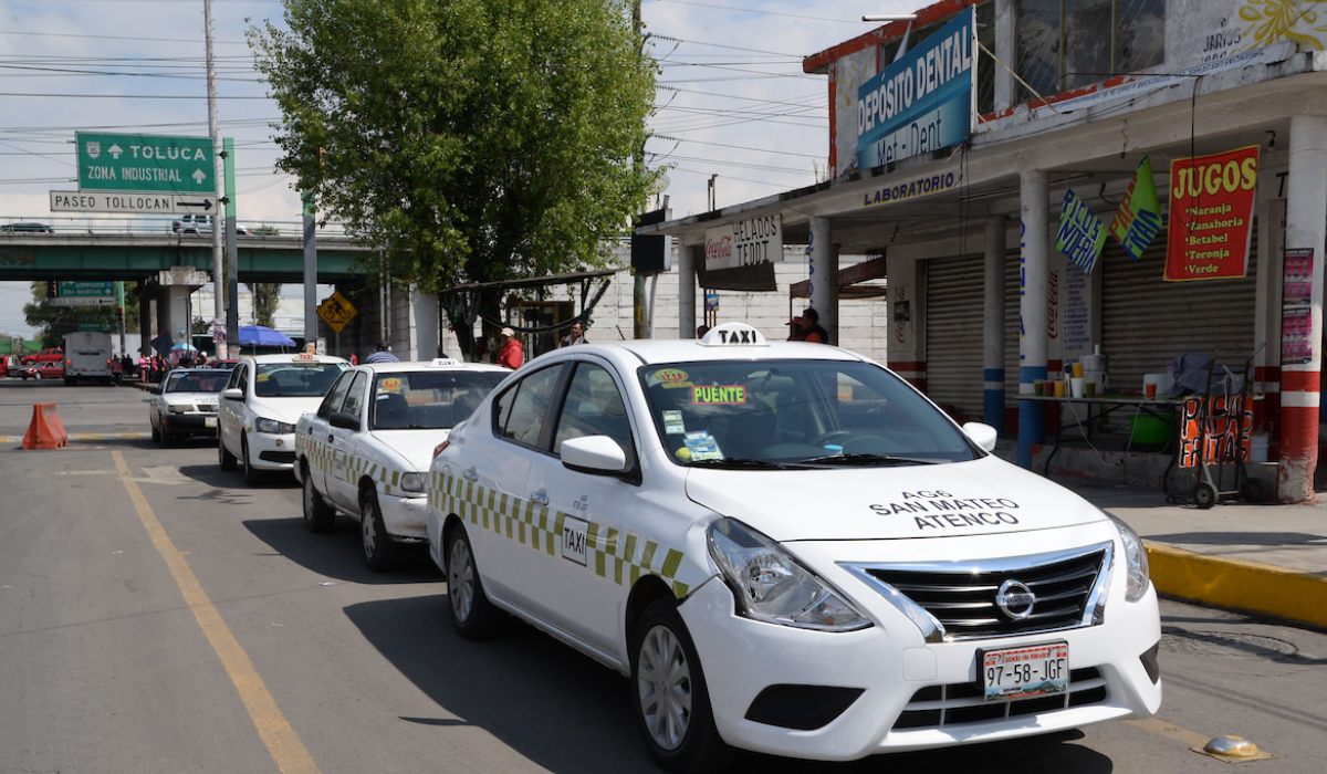 Taxis del Valle de Toluca anuncian aumento en el costo del pasaje