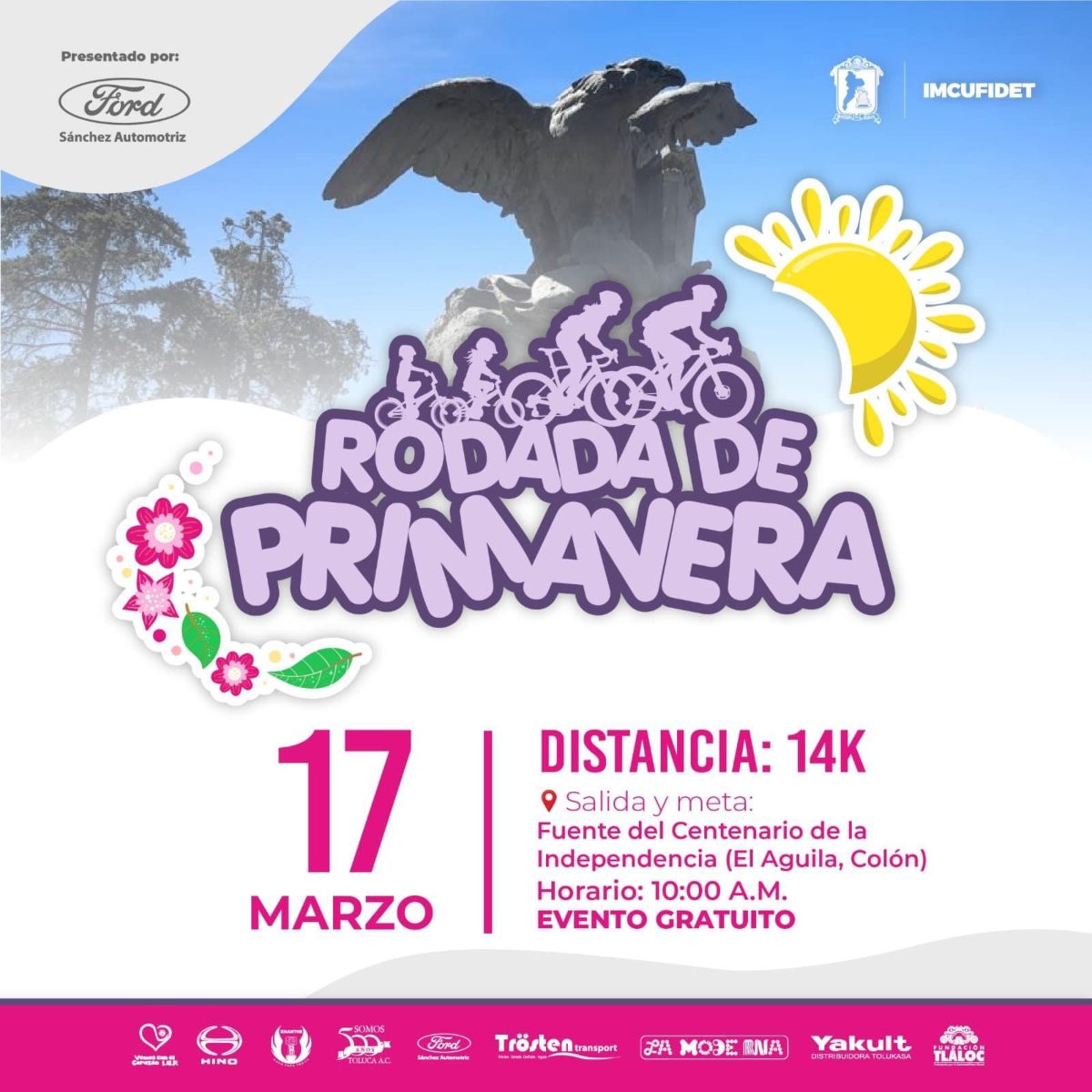 Confirman rodada de primavera 2024 por las calles de Toluca - Lado.mx