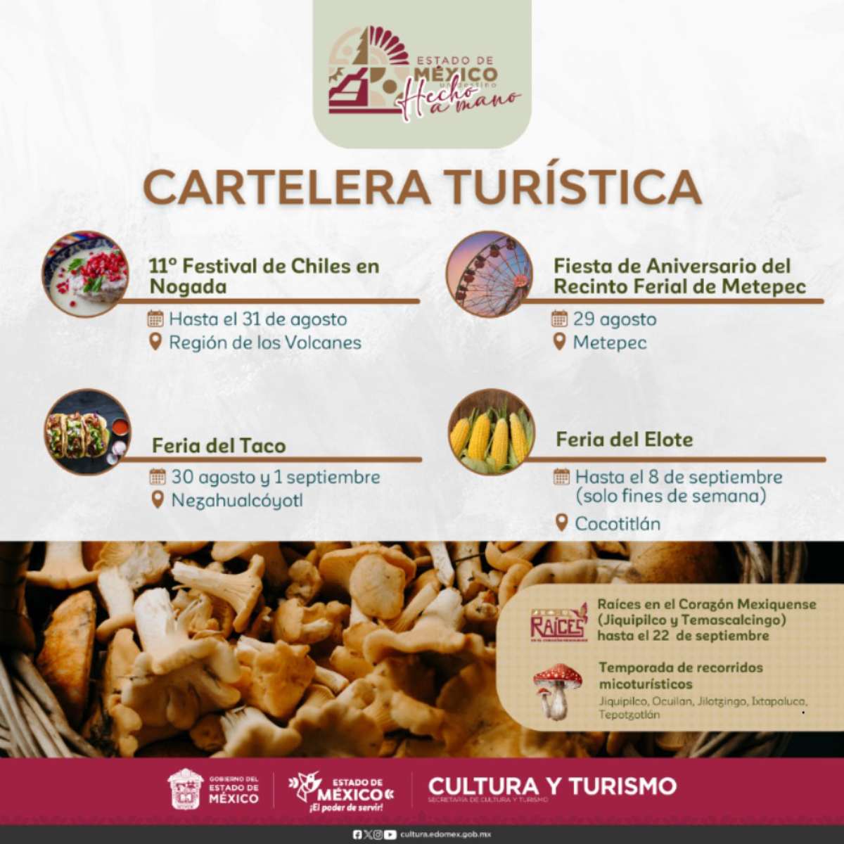 Cartelera Turística en Edomex: Checa estos grandes eventos - Lado.mx