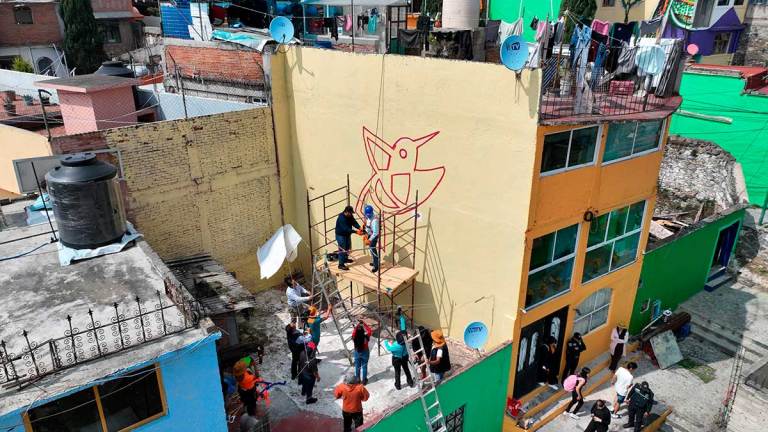 El Mural de El Cóporo en Toluca Alcanza un 75% de Avance y Promete ...