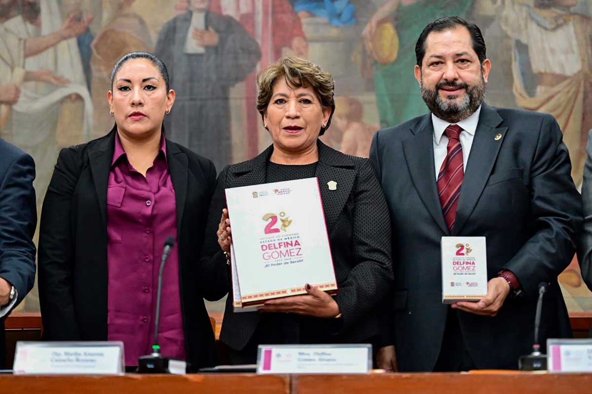 Gobernadora Delfina Gómez entrega su Segundo Informe de Labores al ...